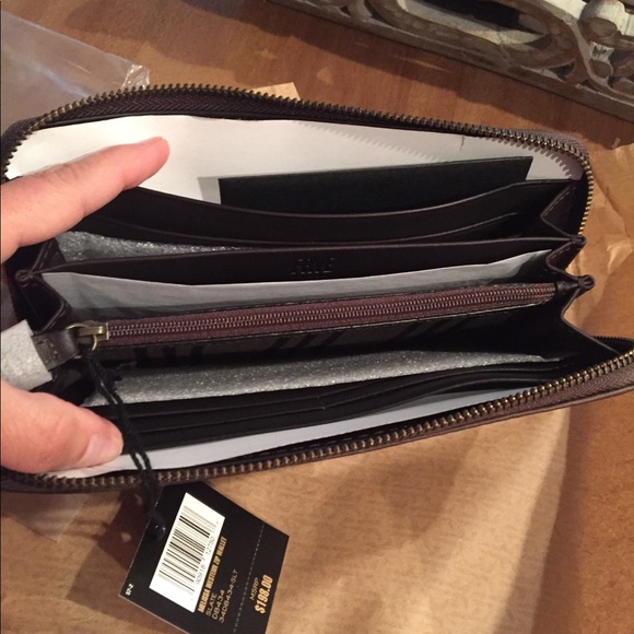 Frye | Bags | Frye Melissa Western Leather Zip Wallet | Poshmark